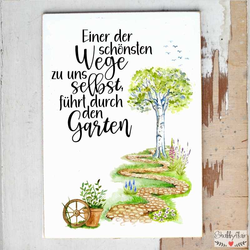 Kunstdruck Geschenkidee für Gartenfreunde